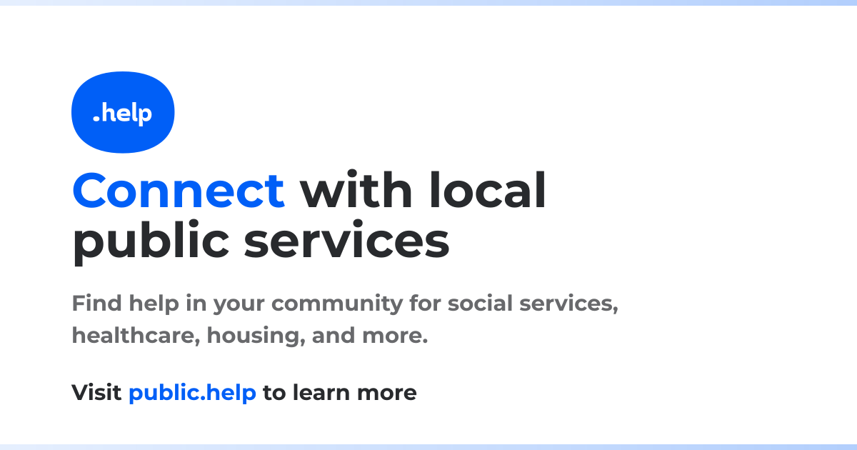 public.help - Find Local Resources